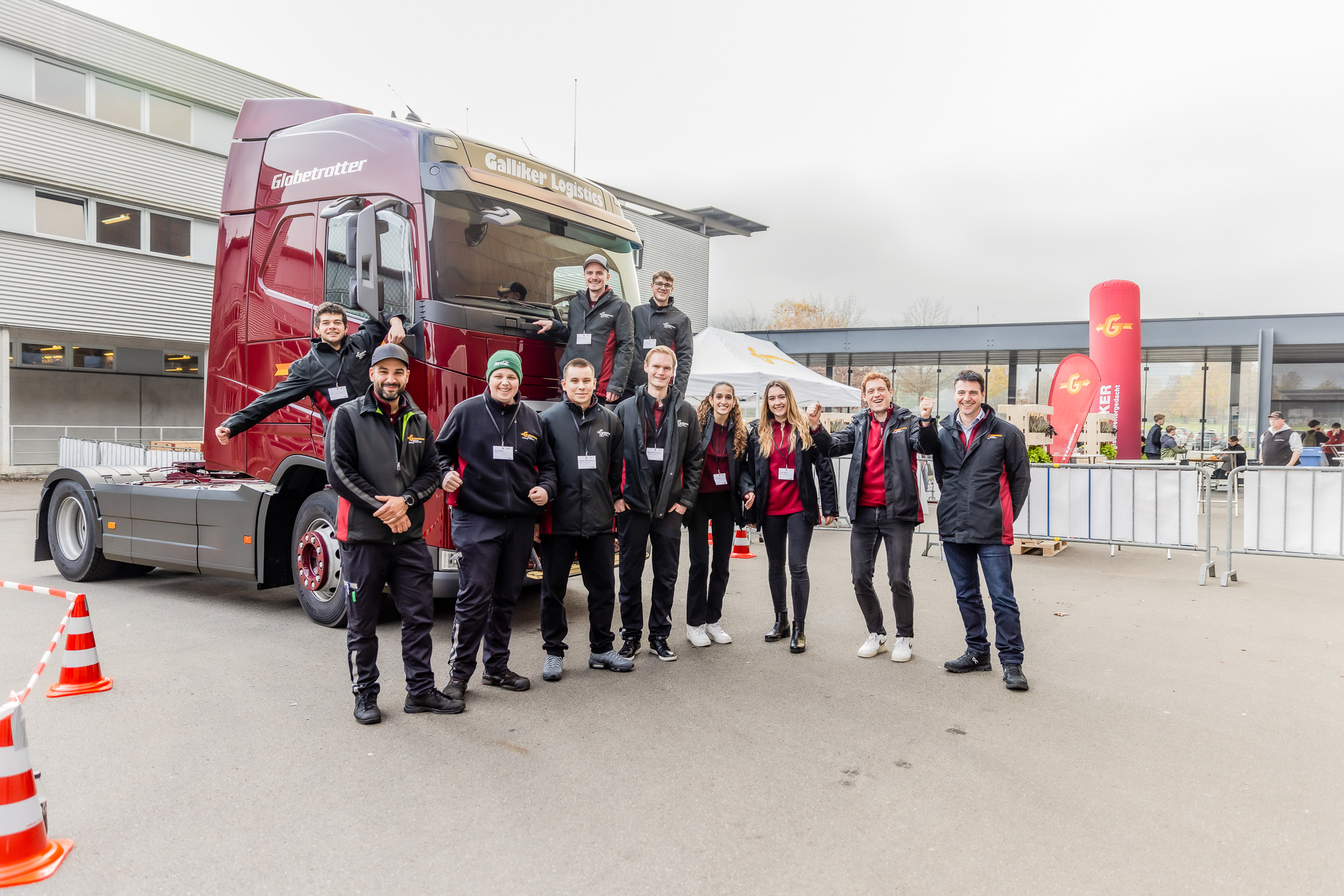450 trajets en camion: ZEBI pour Galliker Academy World est un grand succès